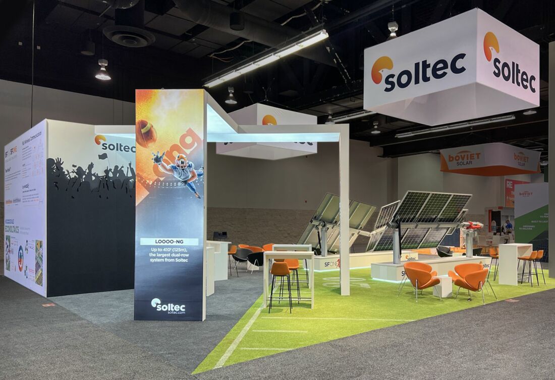 Trade show stands by Mueller International Exhibit Services Inc.