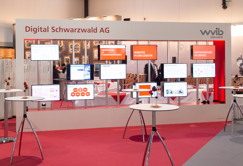 wvib Schwarzwald AG, Mediastele für die ie Freiburg, Deutschland