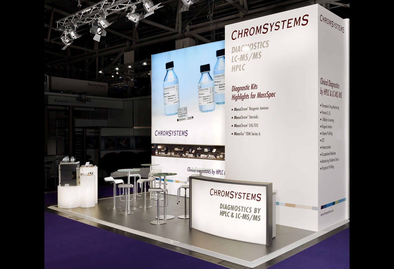 Chromsystems, Analytica München, Deutschland, 28 qm