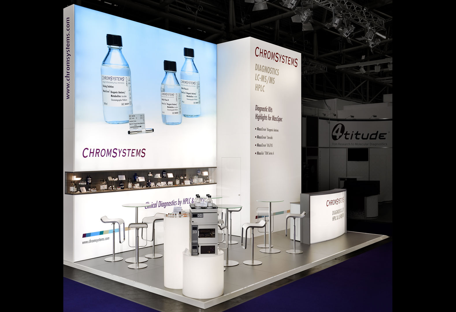 Chromsystems, Analytica München, Deutschland, 28 qm