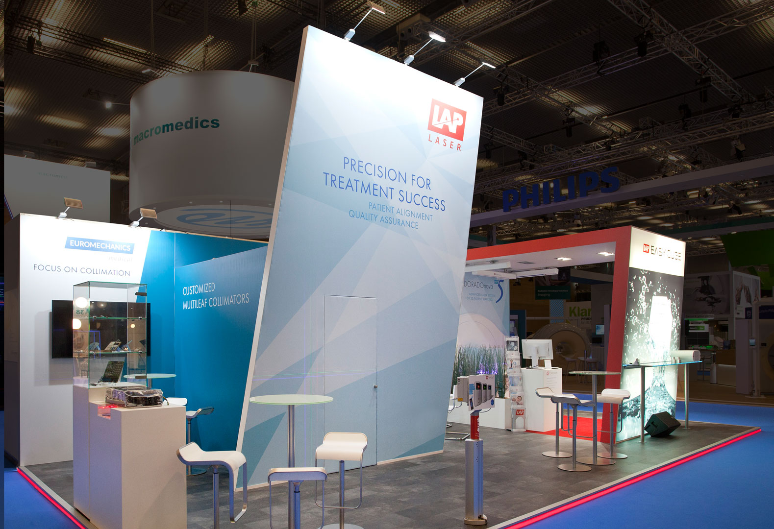 LAP GmbH Laser Applikationen, ESTRO Barcelona, Spanien, 50 qm