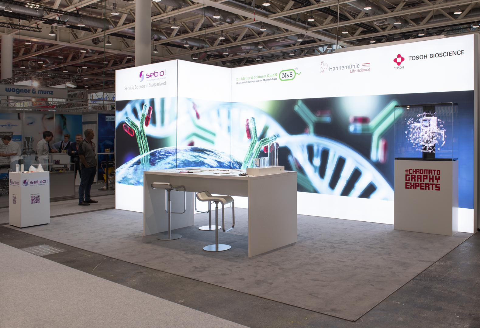 Exhibition stand data base
