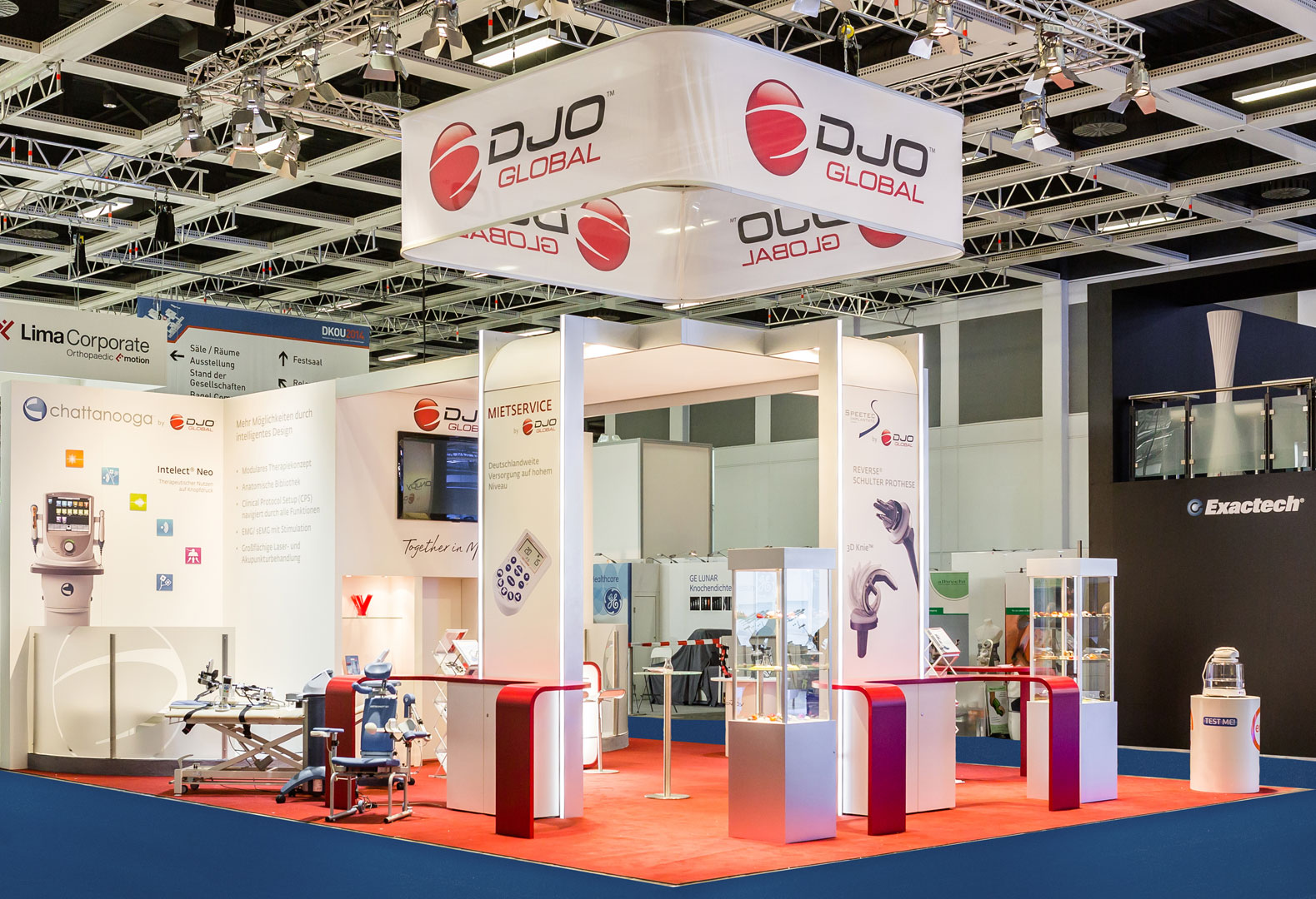 DJO global, DKOU Berlin, Germany, 80 sqm - Immer individuell weltweit ...