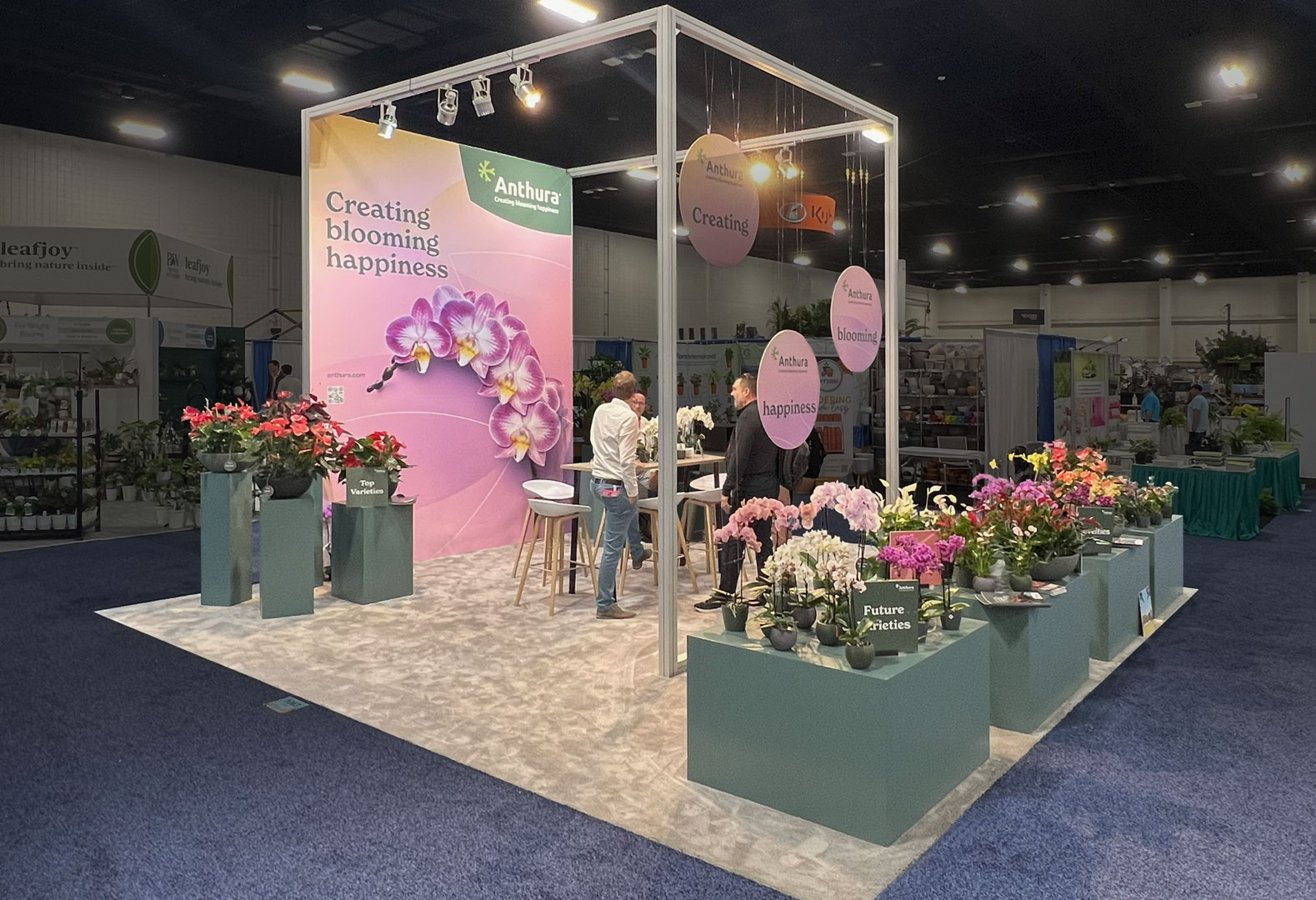 Exhibition stand data base