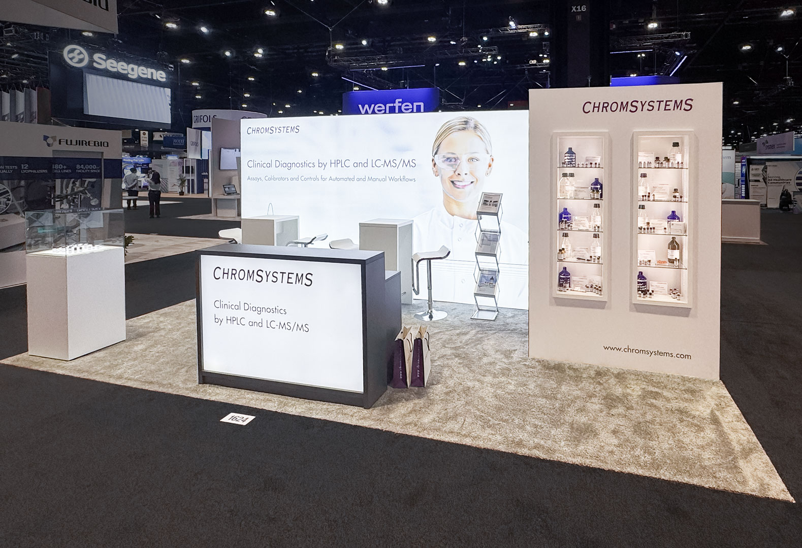 Exhibition stand data base